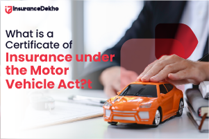 What is a Certificate of Insurance under the Motor Vehicle Act in India?